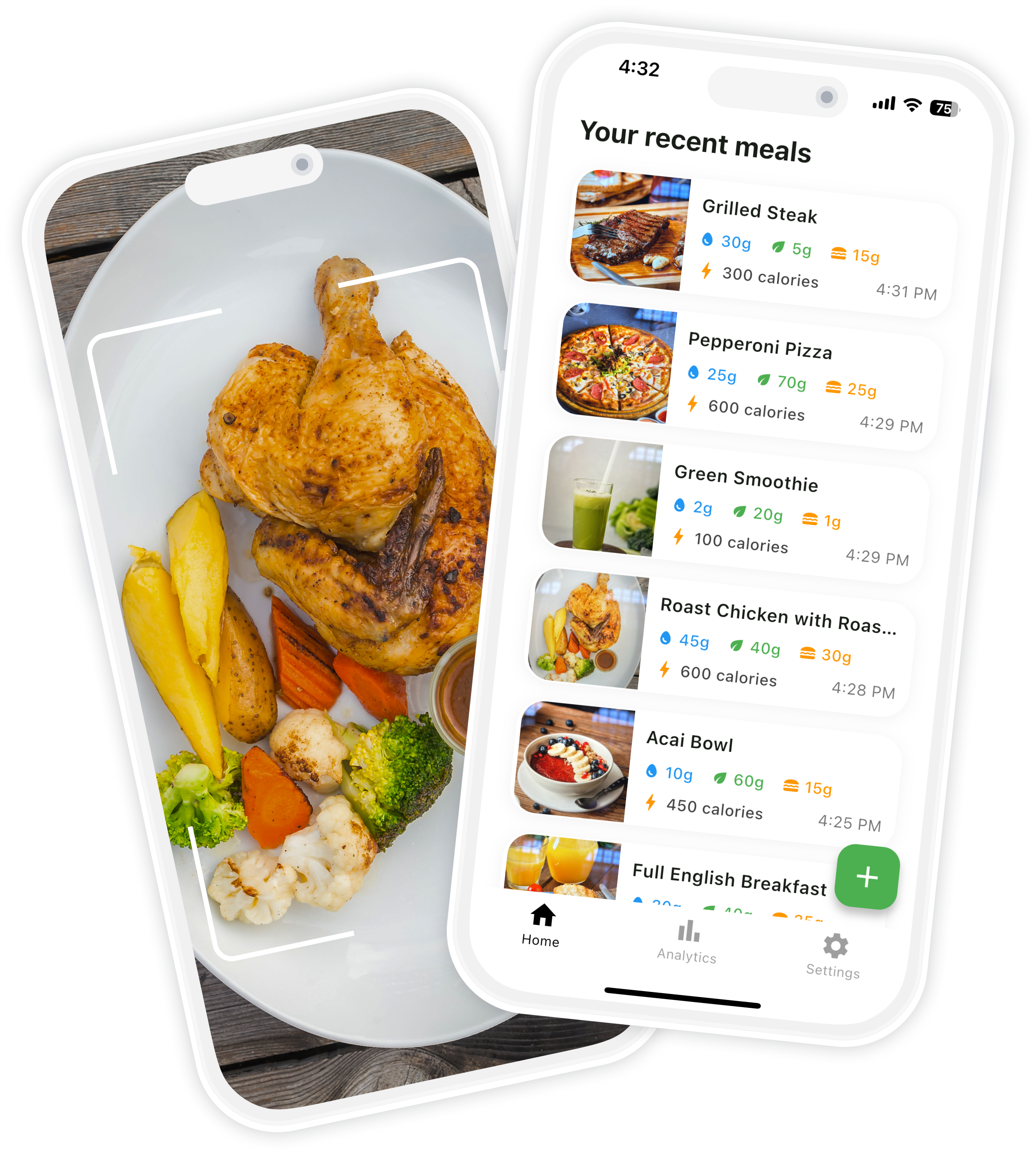Healthy Eating Meal Logger - Nutrition Tracking