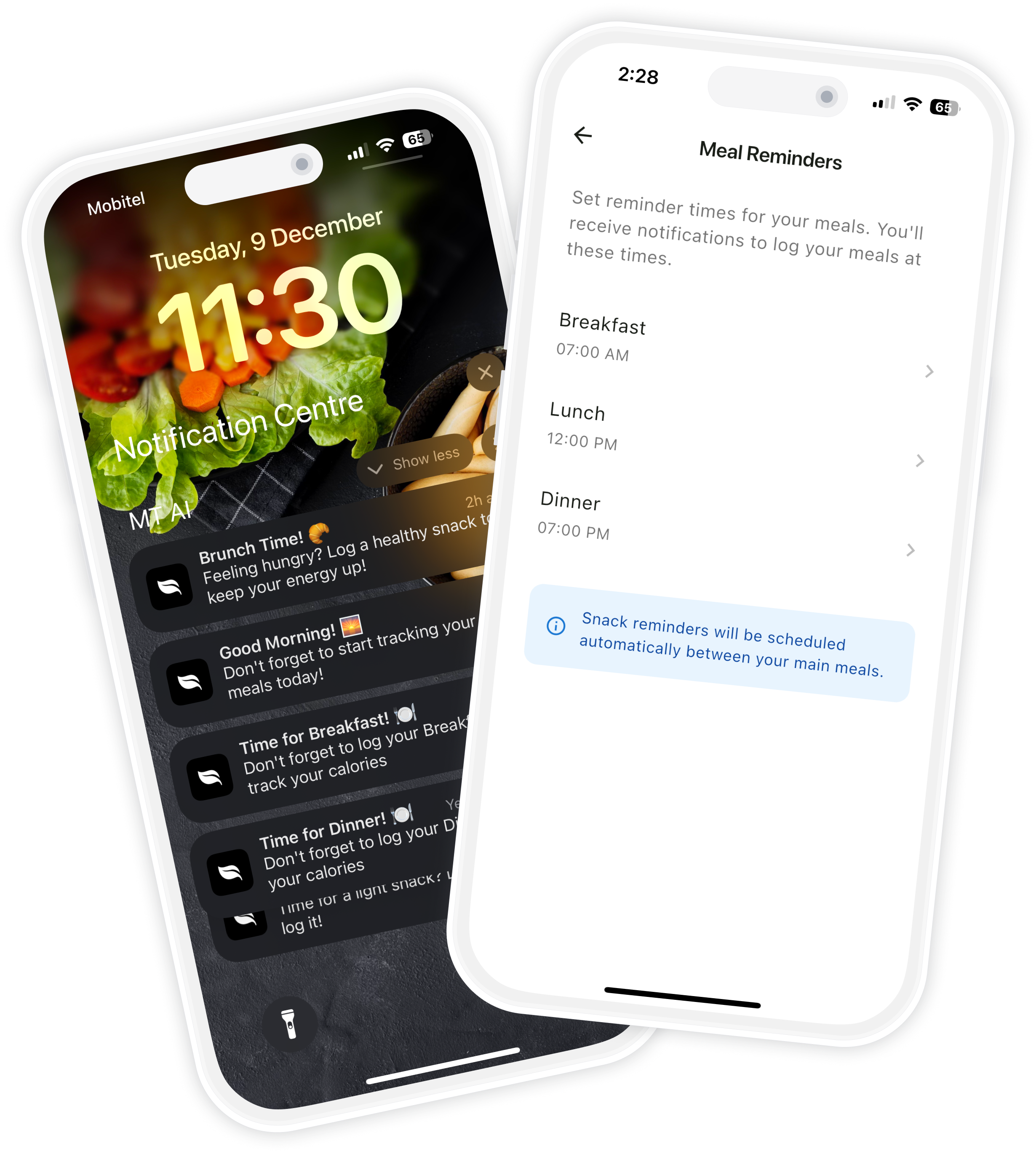 Nutrition Reminder System - Smart Meal Tracking